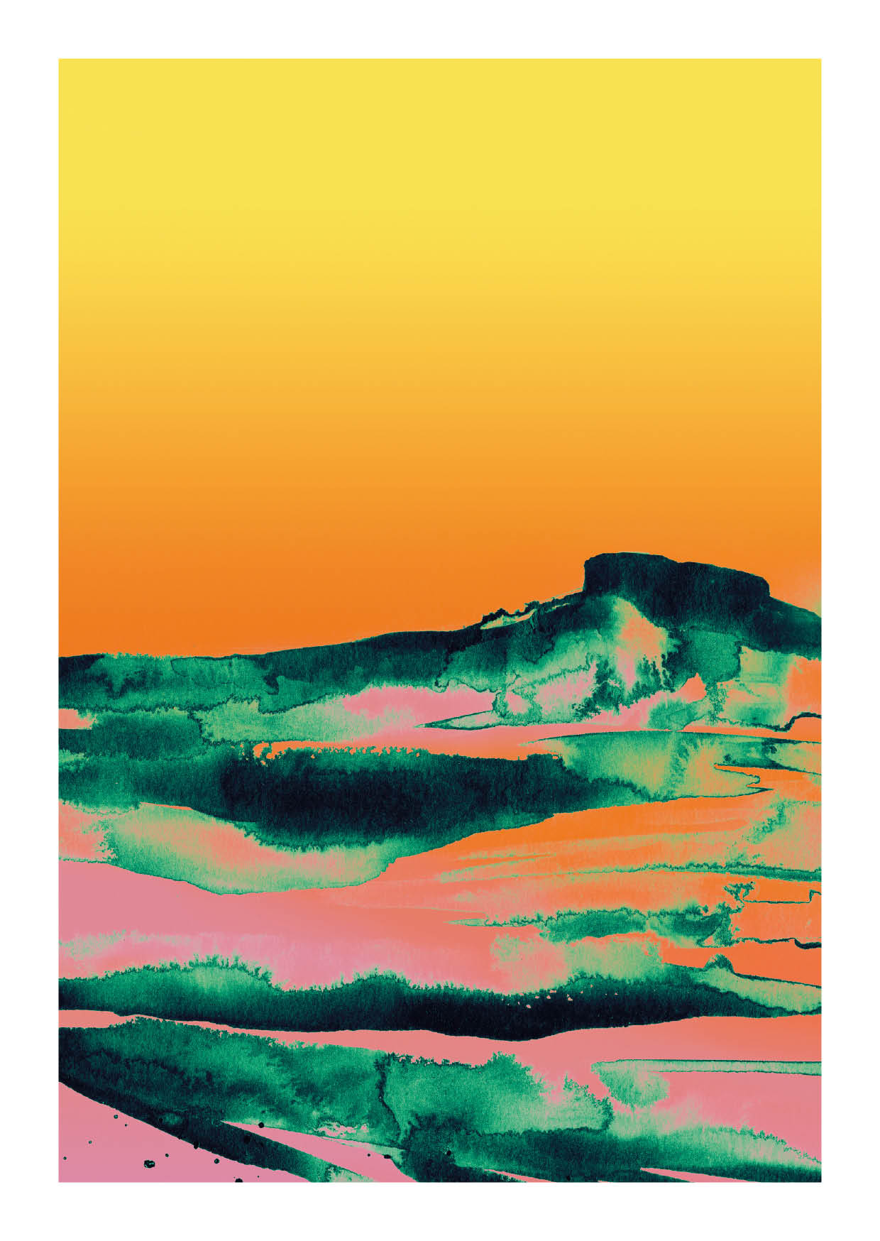 Formation | Mint – A6 Greeting Card - Paper + Land
